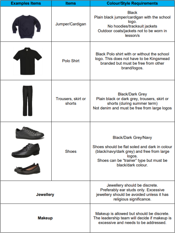 Uniform – Kingsmead School